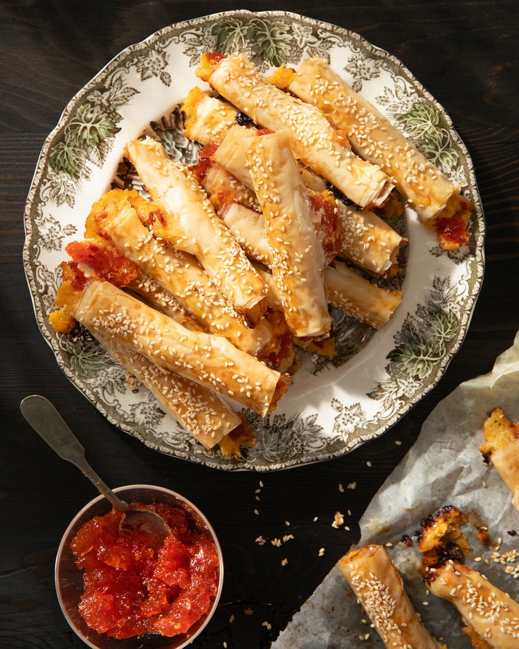 Cheesy Pepper Jelly Cigars - Table Magazine